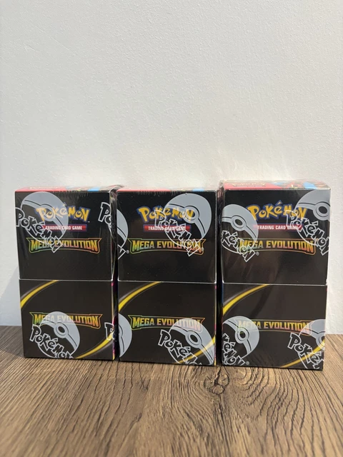 POKÉMON TCG MEGA Evolution Half Booster Box X3 | Sealed | 3x18 Packs £ ...