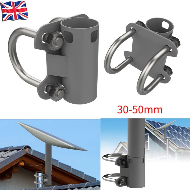 FOR STARLINK V2 Pole Mount 35-55mm Hoop Adapter Bracket For RVs Yachts ...
