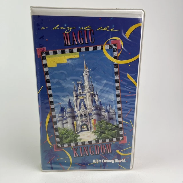 A DAY AT the MAGIC KINGDOM Walt Disney World 1991 bande vidéo VHS clapet EUR 11,08 - PicClick FR