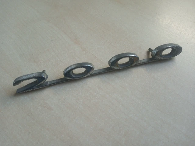 ROVER P6 2000 Rear Chrome Boot Badge Series 1 Mk 1 1963-1973 £13.80 ...