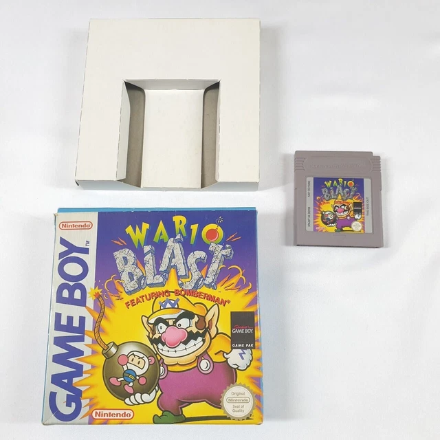 GAME BOY WARIO BLAST (NI) Starring Bomberman Boxed Gameboy PAL REGION ...
