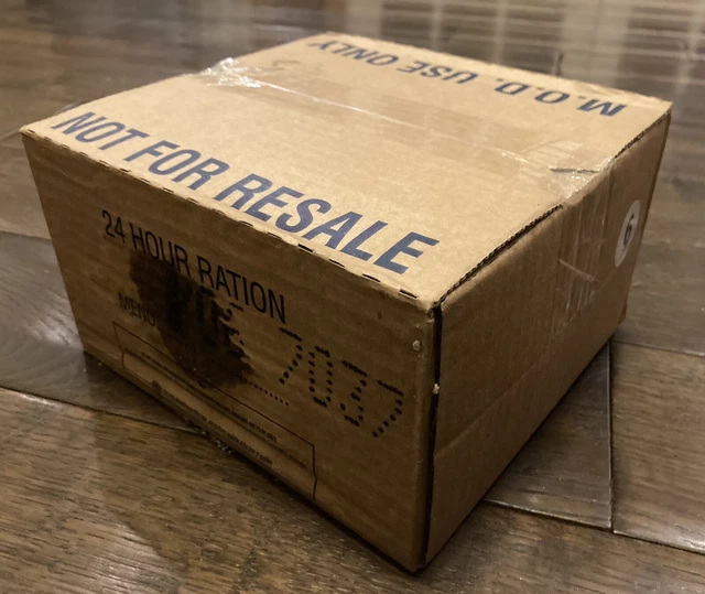 BRITISH ARMY 24 hour GP ration pack Box 2006 Menu 6 £25.99 - PicClick UK