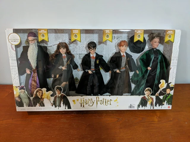 MATTEL POSABLE HARRY Potter 12 inch Action Figure set, 5 characters ...