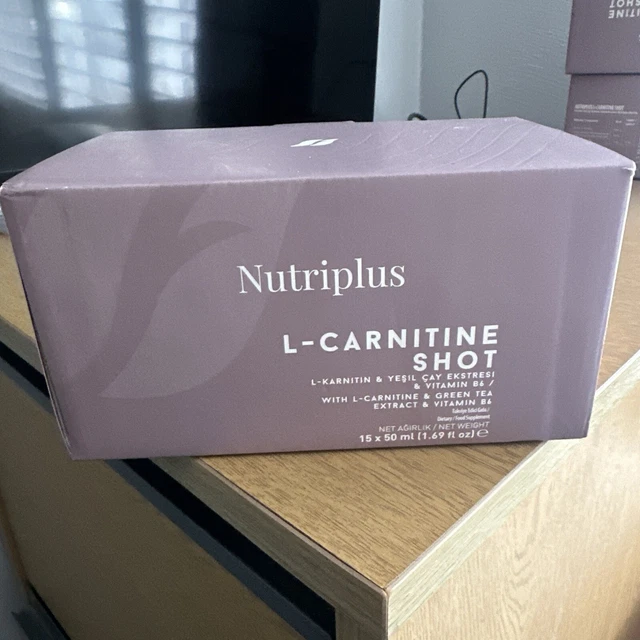 NUTRIPLUS L-CARNITINE SHOT with Green Tea Weight Loss Antioxidant ...