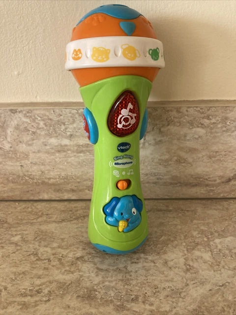 VTECH SING ALONG Microphone with Amplified Voice Effect and Animal ...