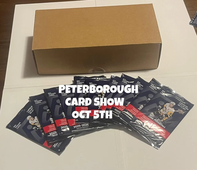 🔥 2025-26 UD TIM HORTONS BOX 100 PACKS SEALED NEW ONLY SOLD IN CANADA ...