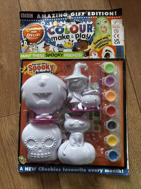 CBEEBIES SPECIAL GIFT MAGAZINE 156 Spooky Friends Colour Make Play NEW ...