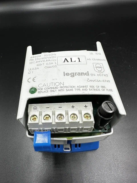 LEGRAND 46920 TRANSFORMATEUR 230/400V vers 24V 0,5A EUR 35,00 - PicClick FR
