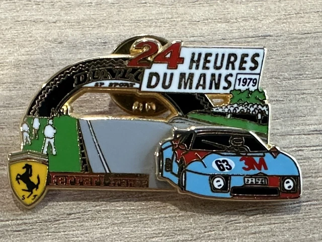 RARE PIN'S FERRARI 24 Heures du Mans 1979 double moules Arthus Bertrand EUR 30,00 - PicClick FR