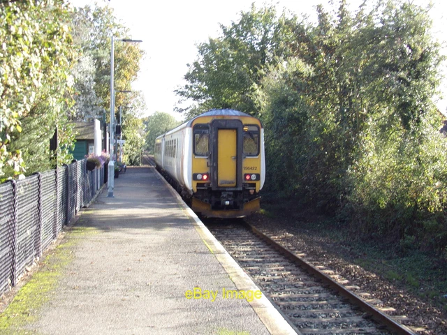 PHOTO 12X8 RAILWAY Train 156422 at Bures Railway Station Off The ...