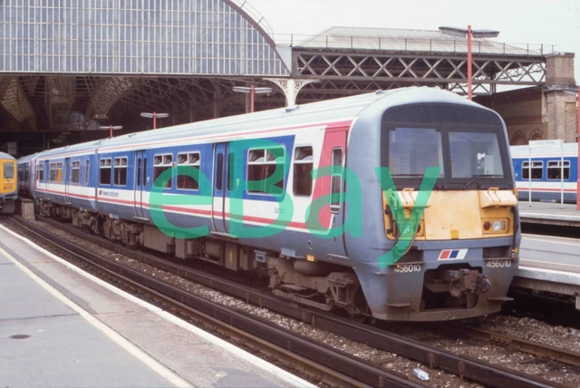 35MM RAILWAY SLIDE of Class 456 EMU 456010 @ London Bridge Copyright to ...