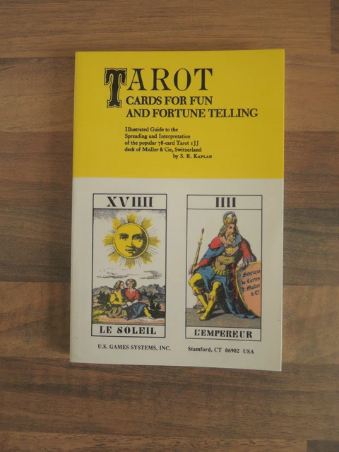 TAROT CARDS FOR Fun and Fortune Telling - Stuart Kaplan: guide book to ...