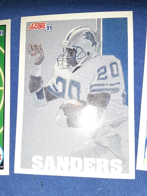1991 SCORE #637 Barry Sanders Detroit Lions Mvp Hof Nfl Legend EUR 1,78 ...
