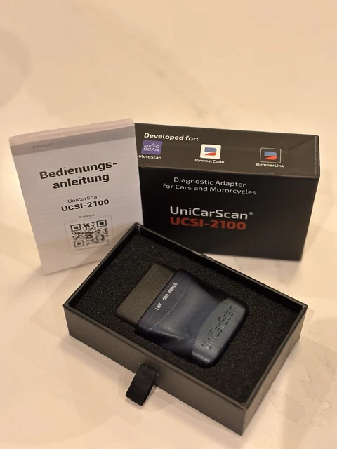 UNICARSCAN UCSI-2100 BLUETOOTH OBD2 Adapter, Bimmercode, Bimmerlink ...