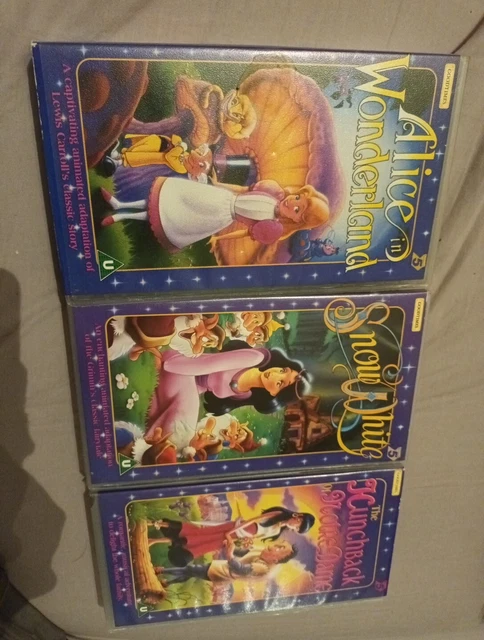 GOODTIMES VHS TAPES Alice in Wonderland, The Hutchback Of Notredame ...