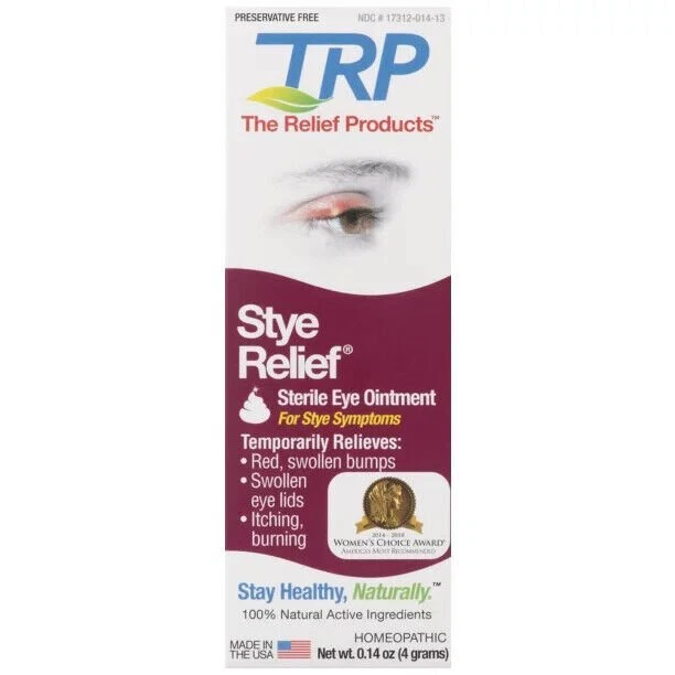 THE RELIEF PRODUCTS® Stye Relief® Eye Ointment, 0.14 oz $7.99 - PicClick