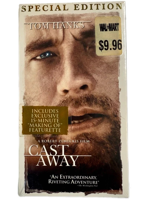 CAST AWAY VHS Sealed Special Edition Tom Hanks 2000 Fox Video Rare NEW ...
