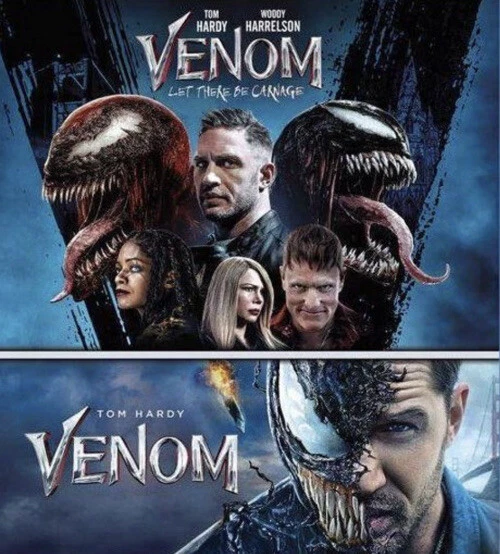 VENOM DVD ONLY & Venom Let There Be Carnage BLU RAY ONLY Tom Hardy ...