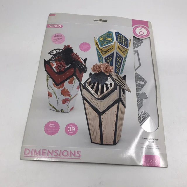 TONIC STUDIOS DIE Set INCENSE GIFT BOX DIE SET Verso 39 dies £14.99 - PicClick UK