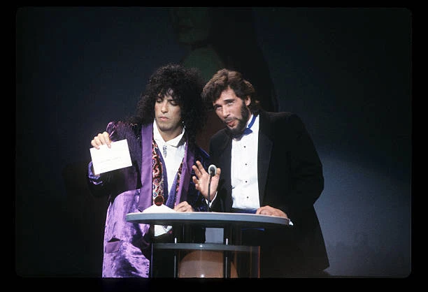 1986 PAUL STANLEY Eddie Rabbitt Ama Music Awards Photo EUR 5,09 ...