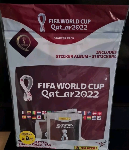 PANINI FIFA WORLD Cup Qatar 2022 Sticker Album Starter Pack Includes 31 Stickers £2.50 - PicClick UK