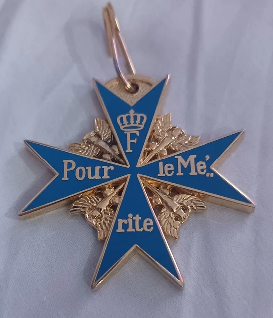 GERMAN THE BLUE Max Cross Medal Order Of Merit GERMANY Pour Le Merite ...
