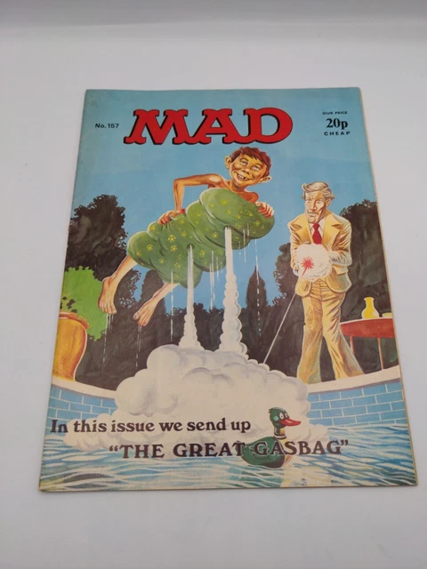 MAGAZINE - MAD Magazine UK Issue No #157 The Great Gatsby Satire Spoofs ...