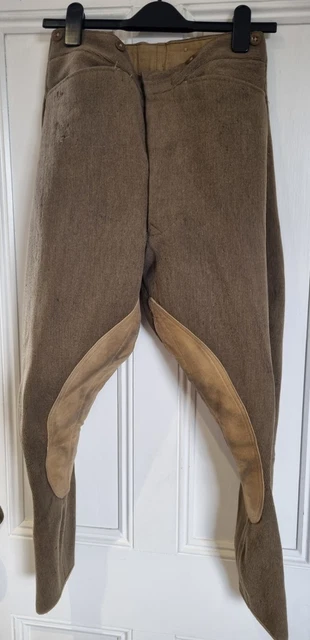 ORIGINAL WW2 BRITISH Army Cavalry Riding Breeches Trousers Dated 1943 £ ...