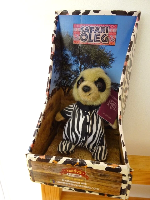 COMPARE THE MEERKAT Safari Baby Oleg Soft Plush Toy - Brand New In Box ...