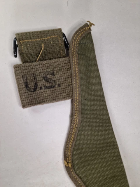 ORIGINAL US ARMY WW2 Pattern M1910 Canvas Mattock Entrenching Tool ...