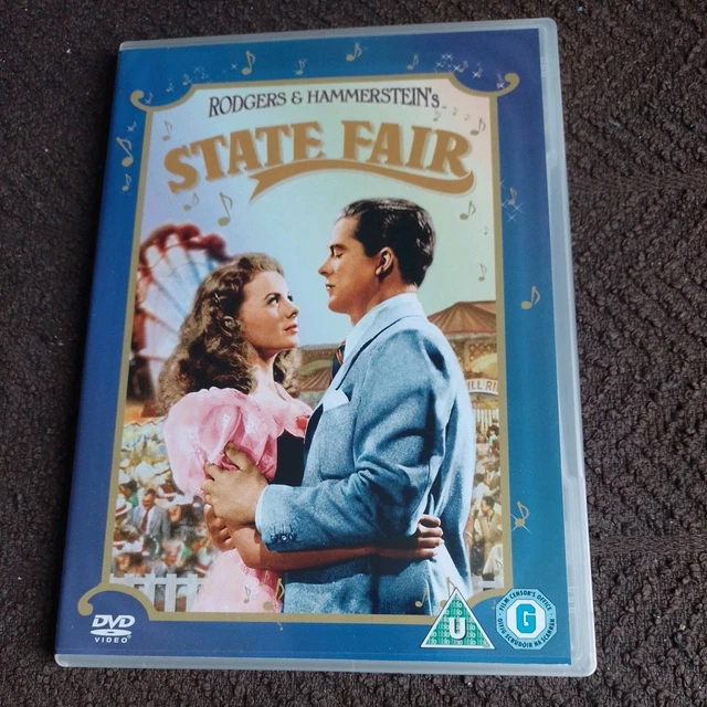 STATE FAIR DVD Musical 1945 Dana Andrews Rodgers and Hammerstein Free ...