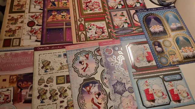 HUNKYDORY CHRISTMAS CARD making kit: Christmas Cuties Luxury card ...