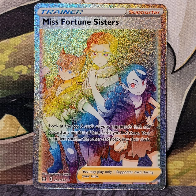 POKÉMON TCG MISS Fortune Sisters Sword & Shield - Lost Origin 209/196 ...