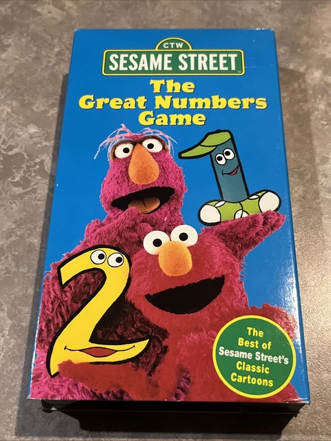 SESAME STREET - The Great Numbers Game (VHS, 1998) ***TESTED*** £5.72 ...