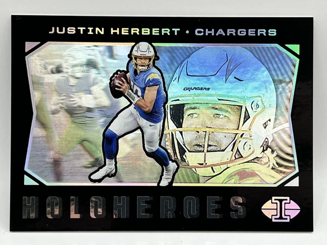 2021 CHARGEURS PANINI Illusions Justin's Herbert Holoheroes HHJH-5 EUR ...