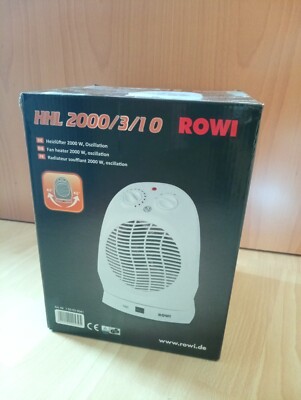 ROWI HEATER FAN HHL 2000/3/1 O oscillation electric heater 2000W 2 ...