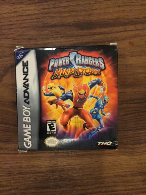 POWER RANGERS: NINJA Storm (Nintendo Game Boy Advance, 2003) with box ...