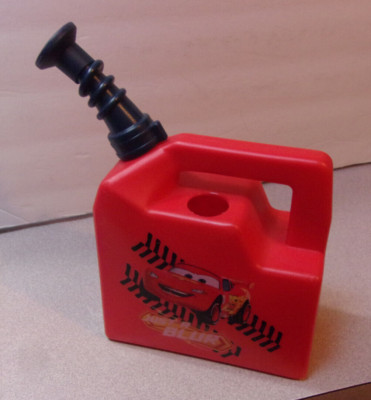 DISNEY PIXAR CARS Lightning McQueen Gas Can Red Plastic Watering Can £ ...