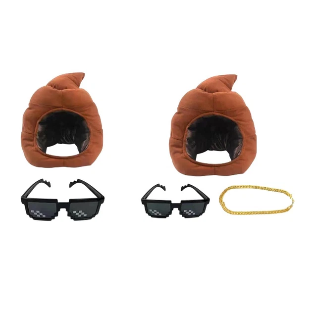 POOP SHAPED HAT Prop Poop Hat for Birthday Performance £12.22 - PicClick UK