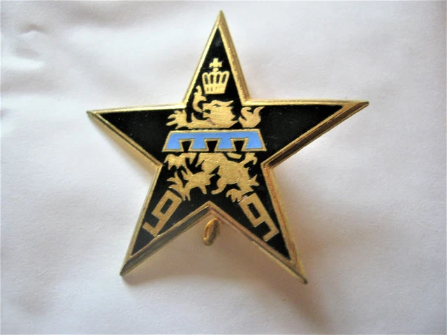 RARE ANCIEN INSIGNE Emaille Du 99° B.i.a 1° Bat / S.e.s Dom Depose Etat ...