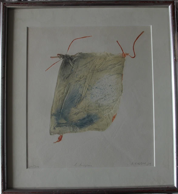 SIGNED ETCHING ENGRAVING by Alexis GORODINE numbered the flag 1989 / £ ...
