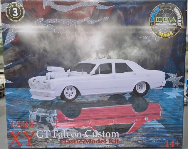 1/24TH FORD XY Gt Falcon Custom Plastic Model Kit In Display Box $75.00 ...