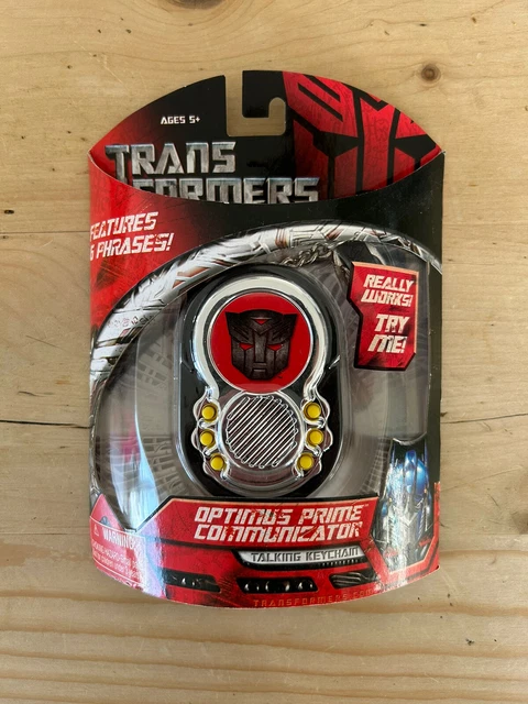 TRANSFORMERS KEY CHAIN Optimus Prime Communicator Talking 2007 6 ...