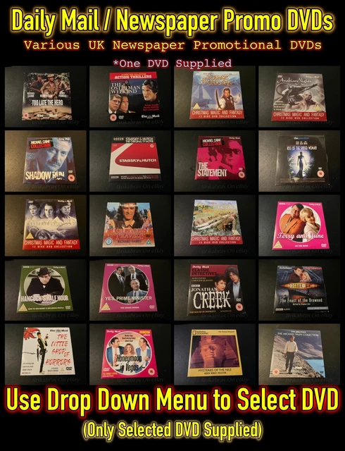 DAILY MAIL THE Times The Mirror The Sun Newspaper Promo DVDs +More ...