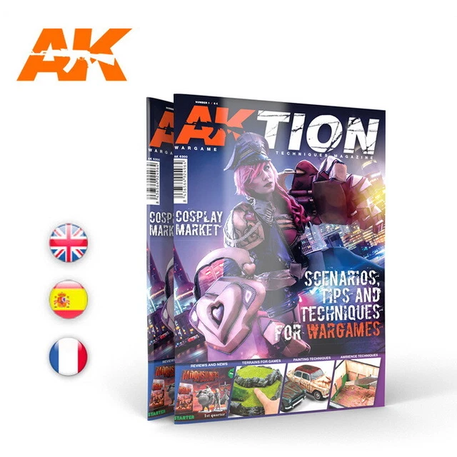 AK-INTERACTIVE AKTION VOL.1: The Wargame Magazine (English, 88 pages ...