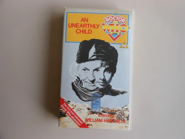 DOCTOR WHO : An Unearthly Child VHS Video - Very First 1963 Episodes ...