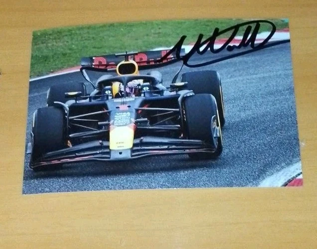 AUTOGRAPH MAX VERSTAPPEN Red Bull HAND SIGNED FOTO AUTOGRAMM F1 Formula ...