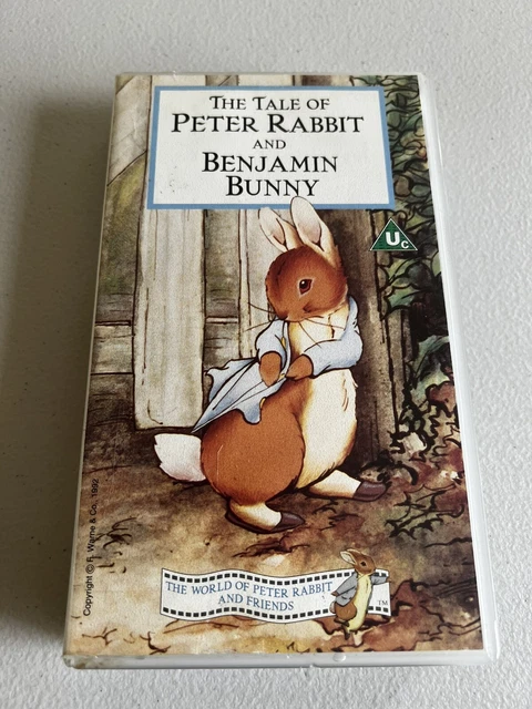 THE TALE OF Peter Rabbit Benjamin Bunny VHS Video Tape working 1992 PAL ...