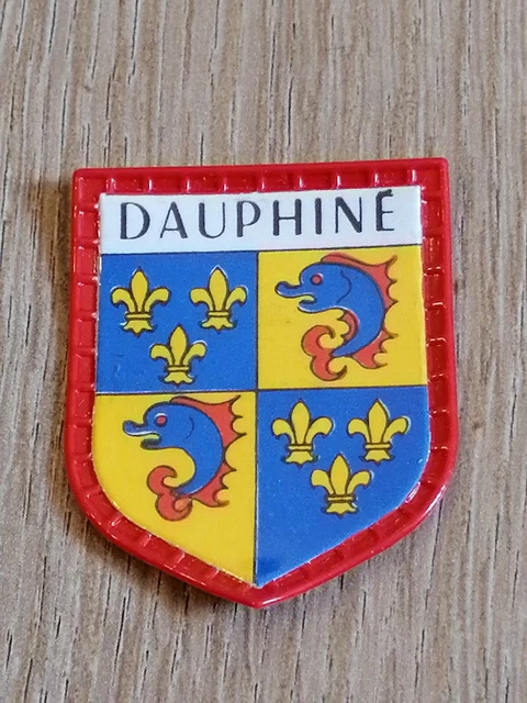 ÉCUSSON BADGE BLASON publicitaire armoiries REGILAIT région Dauphiné EUR 2,00 - PicClick FR