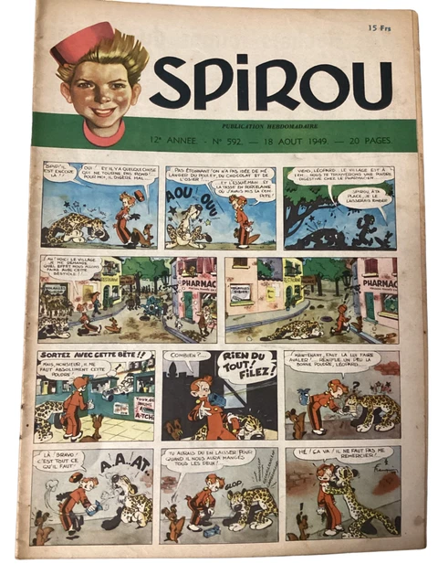 ANCIENNE REVUE SPIROU Vintage Bande Dessinée Livre Pas Lucky Luke Astérix 1949 EUR 4,00 ...